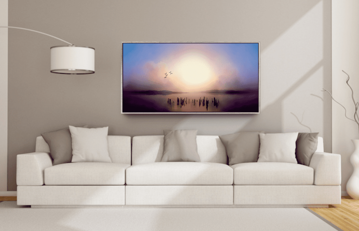 Ule W. Ritgen: „Dawn“, limitierte Giclée-Reproduktion auf Leinwand