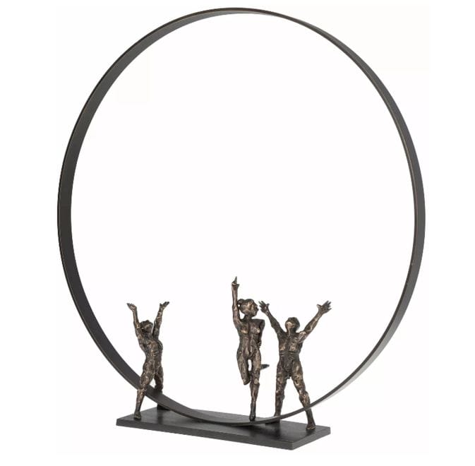 Bronzeskulptur "A time to dance" von Jacques Vanroose